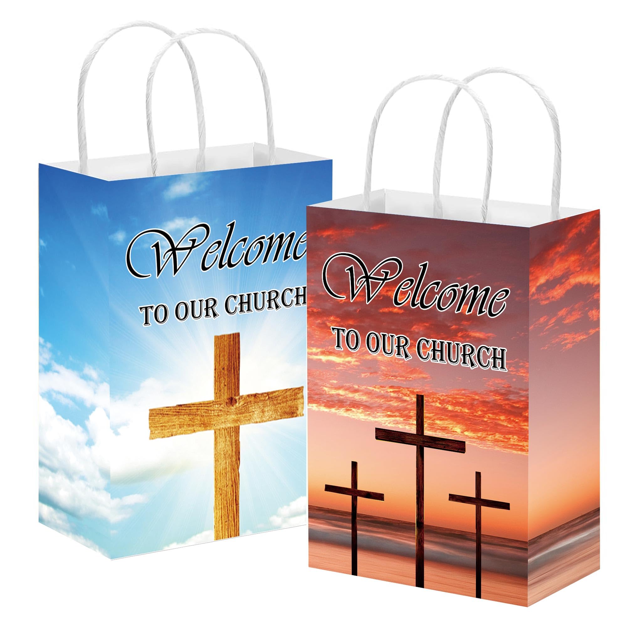 Amazon.com: 30 Pack Church Welcome Bags 5.91 x 3.15 x 8.27-Inches ...