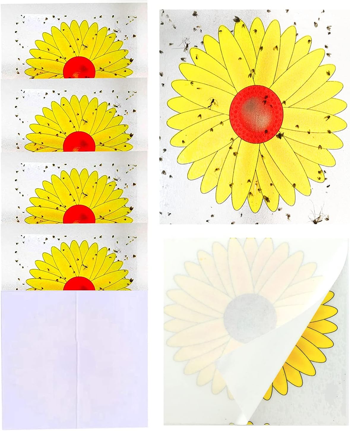 45 Sheets Fly Catcher Window Fly Traps Fly Strips Window Fly Stickers ...