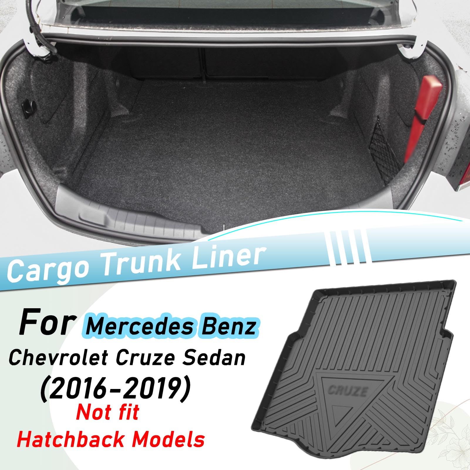 Chevy Cruze Cargo Mat Amazon.com: SMARTLINER All Weather Custom Cargo