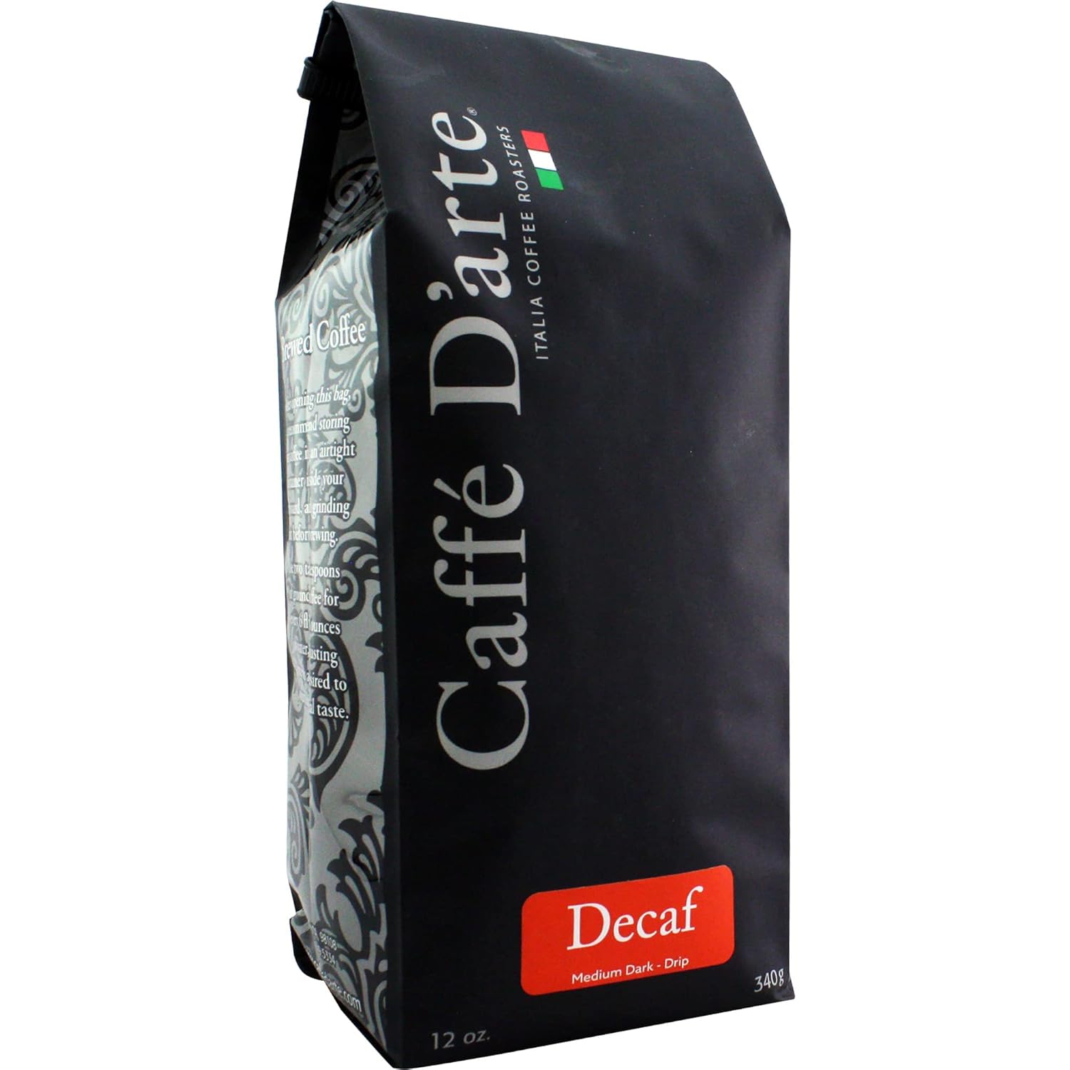 Amazon.com : Caffe D'arte Decaf Whole Bean Coffee, 12 Ounce : Grocery ...