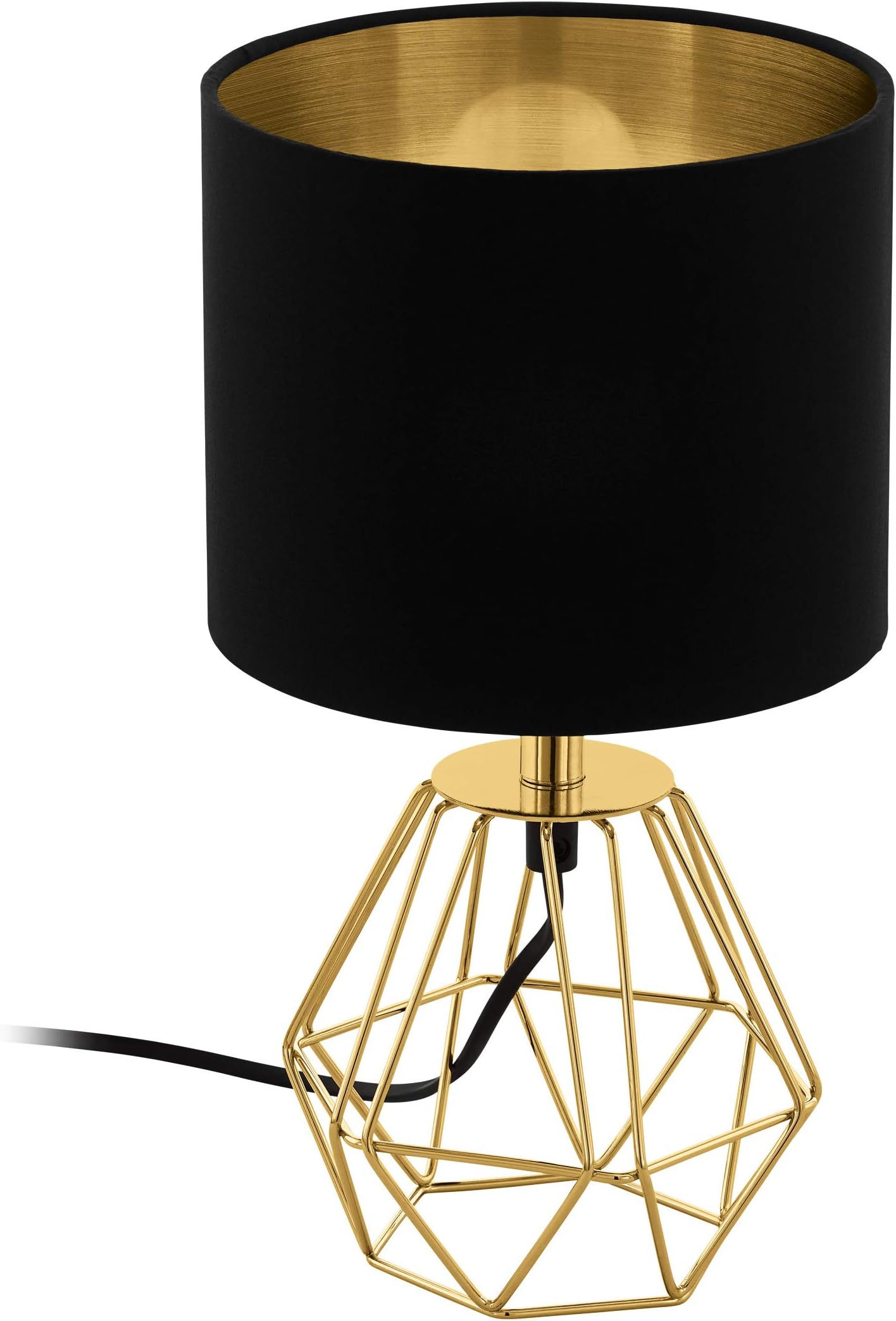Erstaunlich Nachttischlampe Schwarz Gold Bilder