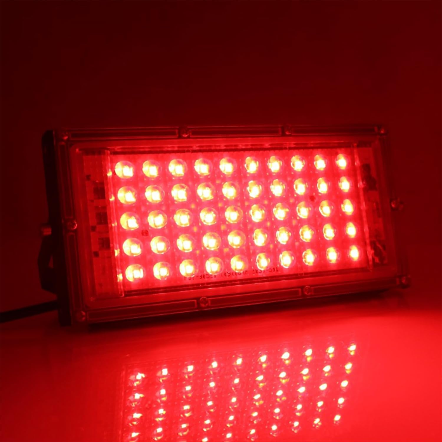 MODOAO Flood Lights Outdoor, 50W 4800LM Red LED Exterior Light, IP66 ...