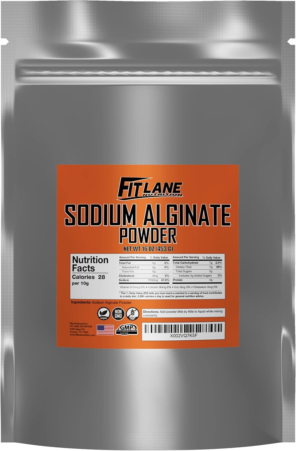 Amazon.com: Sodium Alginate Powder, Food Grade Bulk Powder for ...
