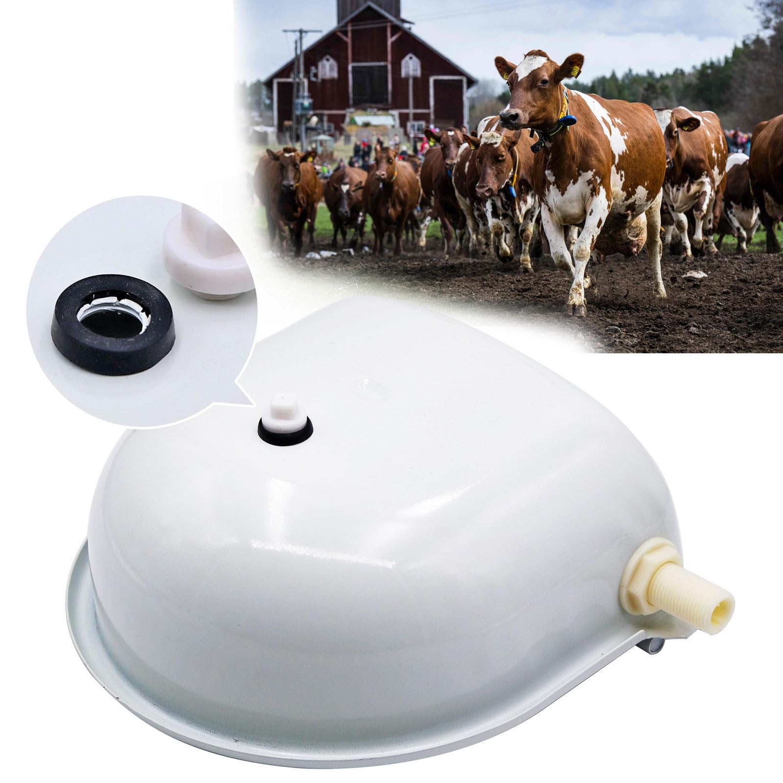 Cow Metal Container For Water