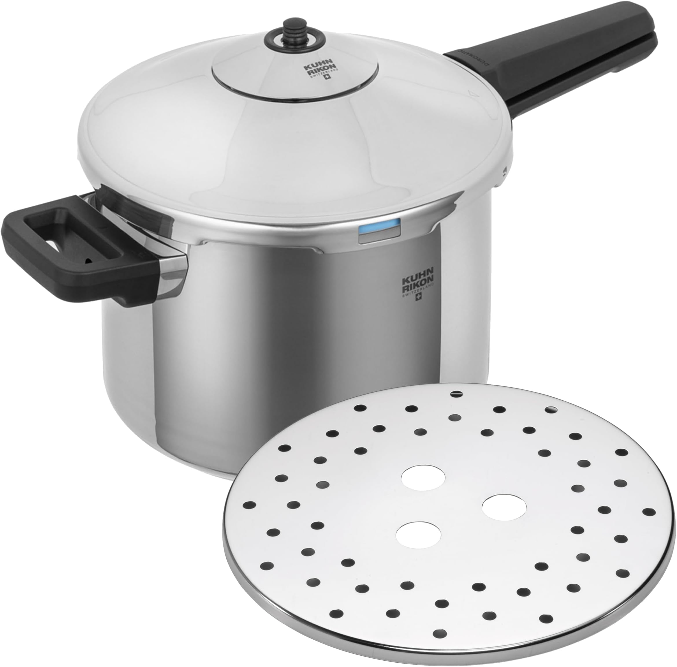 Amazon.com: Kuhn Rikon DUROMATIC® Pressure Cooker 8.75” 6.3 qt family ...