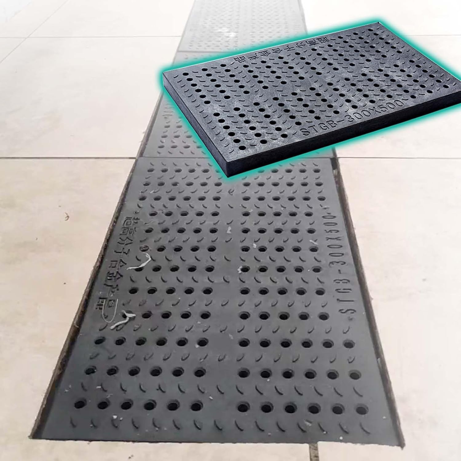 outdoor drain cover Rectangular Ditch Drainage Cover for Garden Kitchen ...