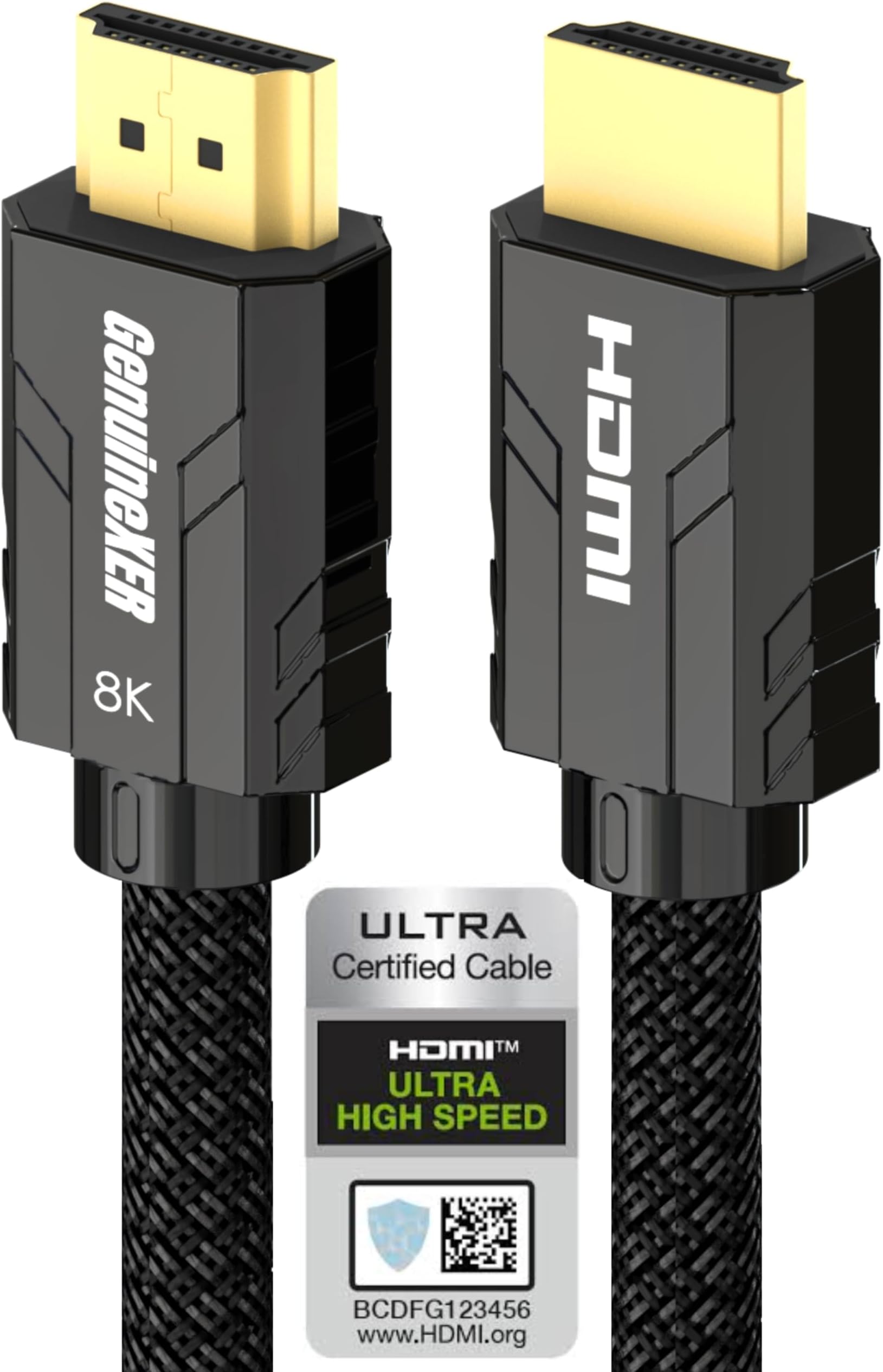 GenuineXER® 2.1 Certified 8K HDMI Cable Ultra High Speed 8K@60Hz 4K ...