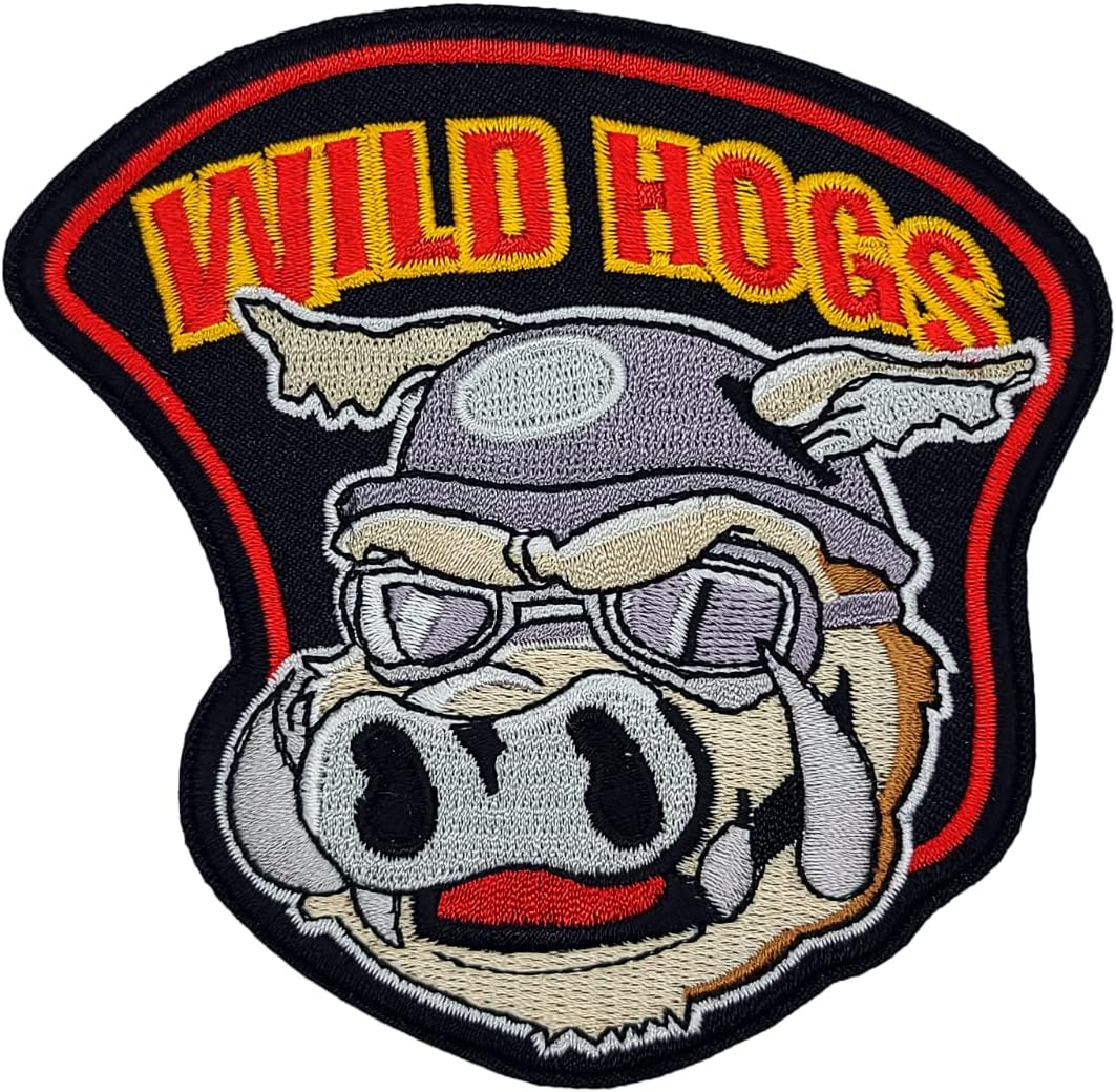 Amazon.com: Wild Hogs Embroidered Jacket Vest Biker Back Patch - 12 X ...