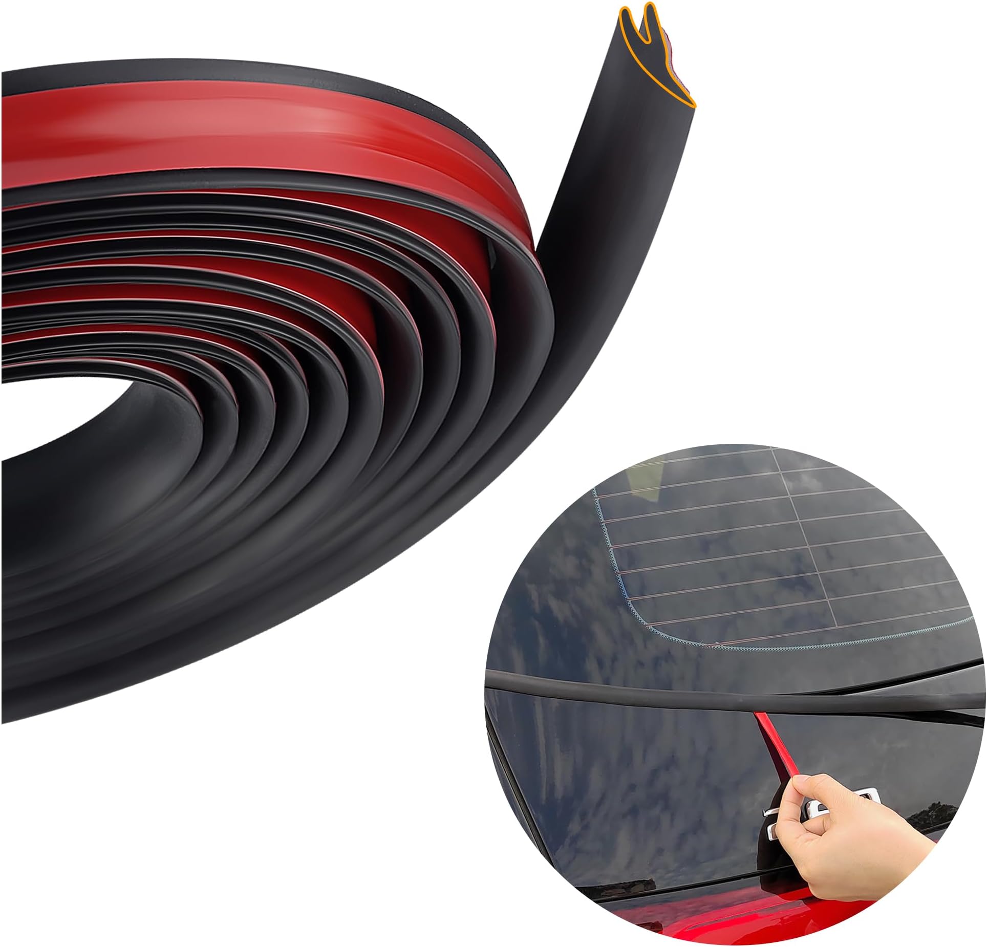 Amazon.com: Sylvil Front Windshield Seal Strip, 6.5 Ft Car Windshield ...
