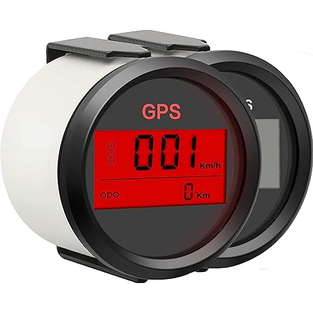 Amazon.com: KAOLALI Digital GPS Speedometer LCD Speed Gauge Odometer ...