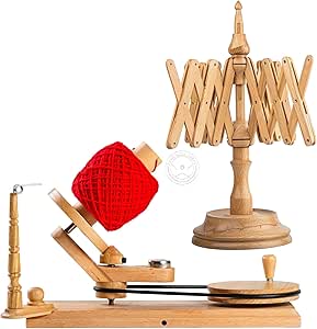 Amazon.com: STAR INDIA CRAFT Rosewood Yarn Winder - Large Capacity ...