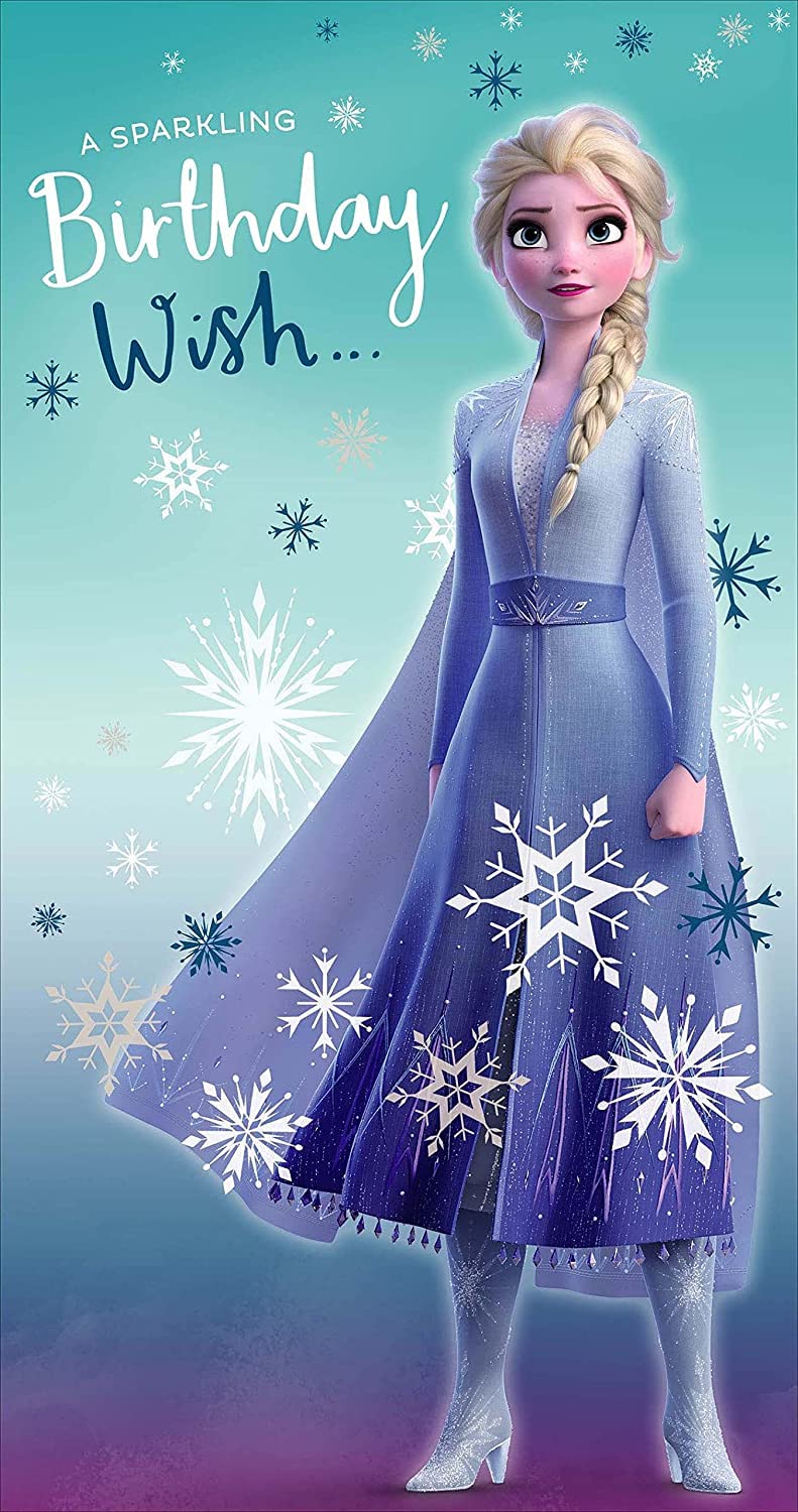 Tarjetas De Feliz Cumpleaños De Frozen De Disney Disfraz Elsa Frozen