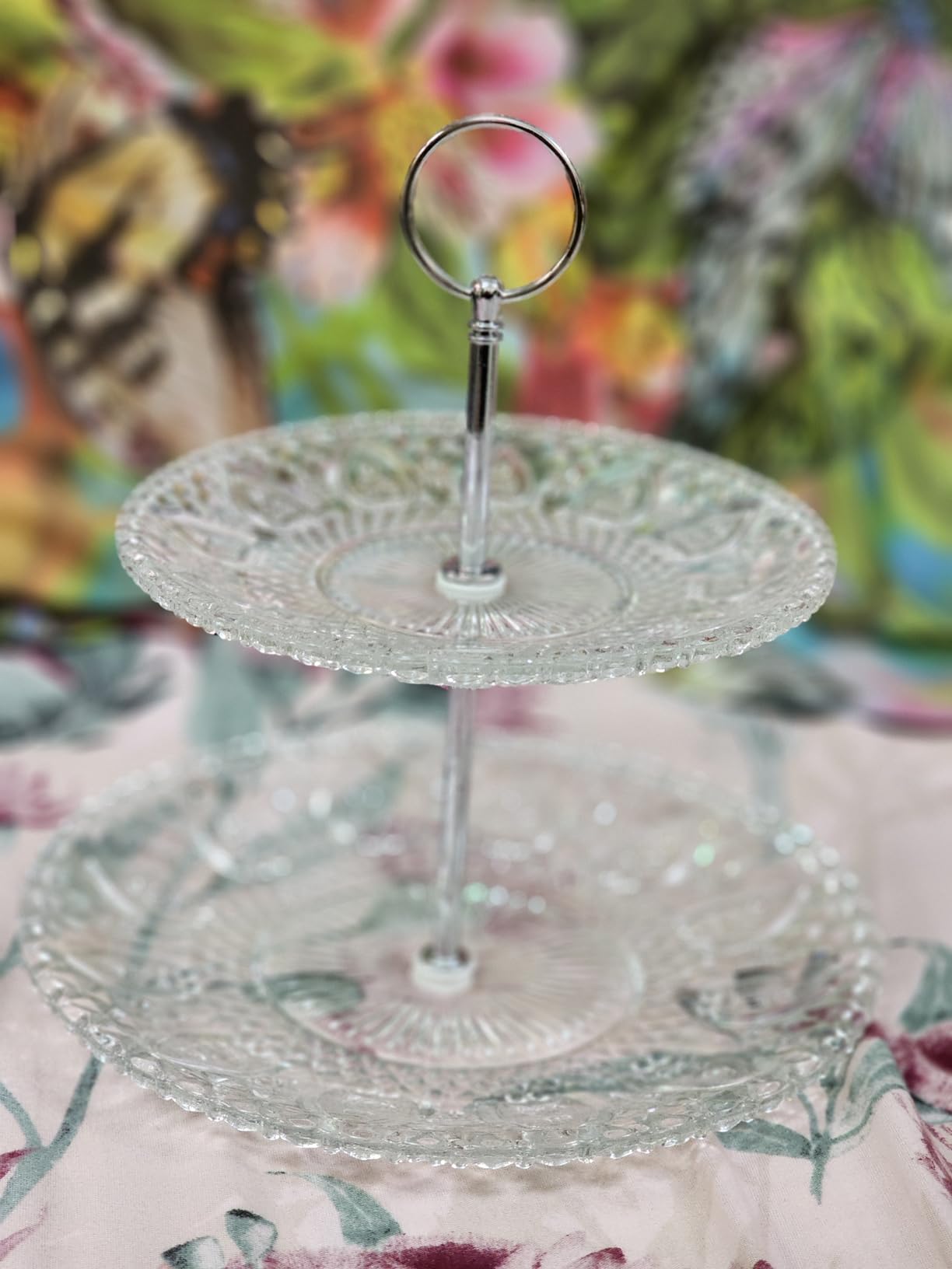 Incrizma Serving Stand (Glass) Beautiful, Elegant Dishware Serve Snacks ...