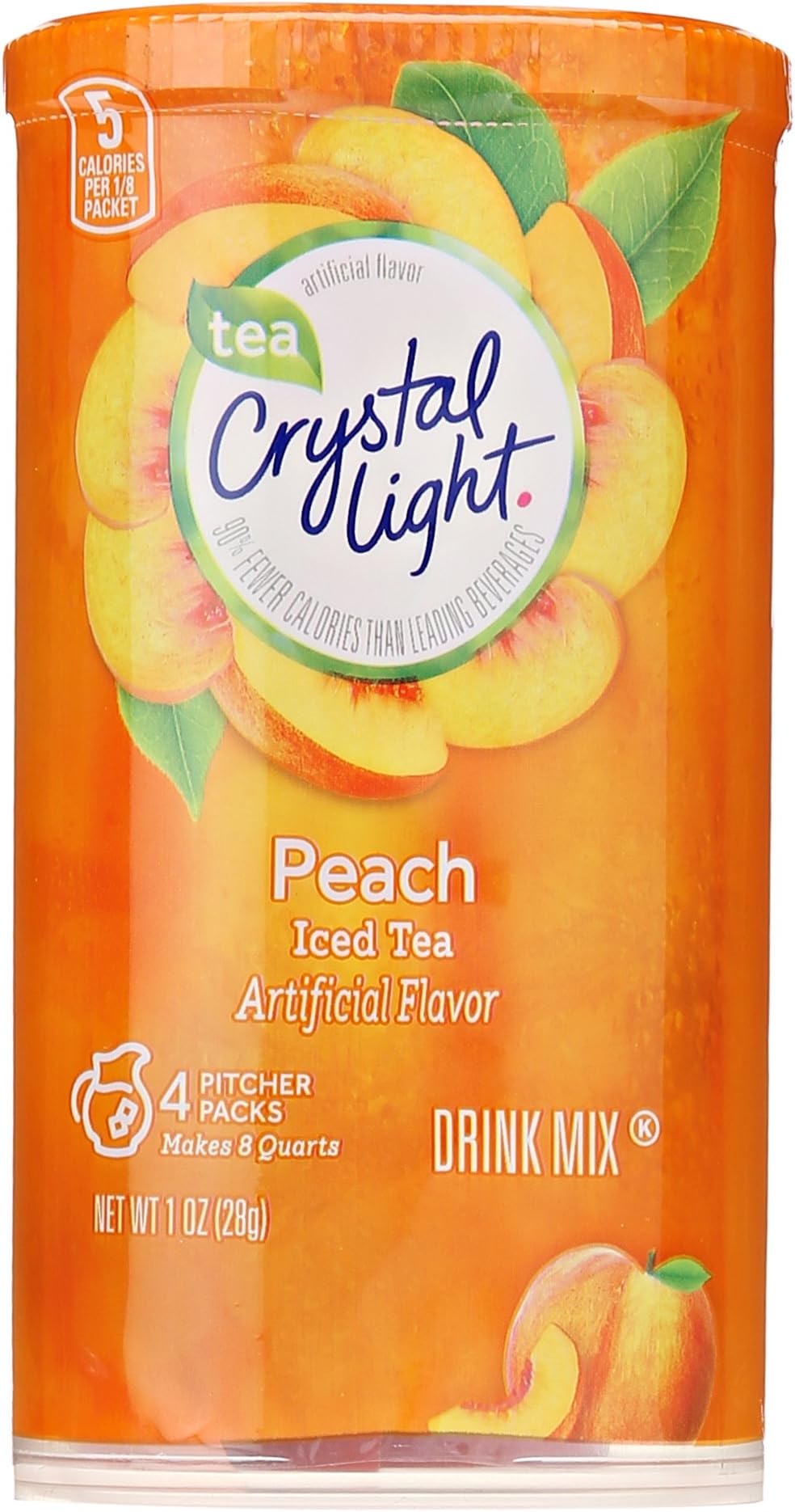 Amazon.com : Crystal Light Peach Iced Tea Artificially Flavored ...