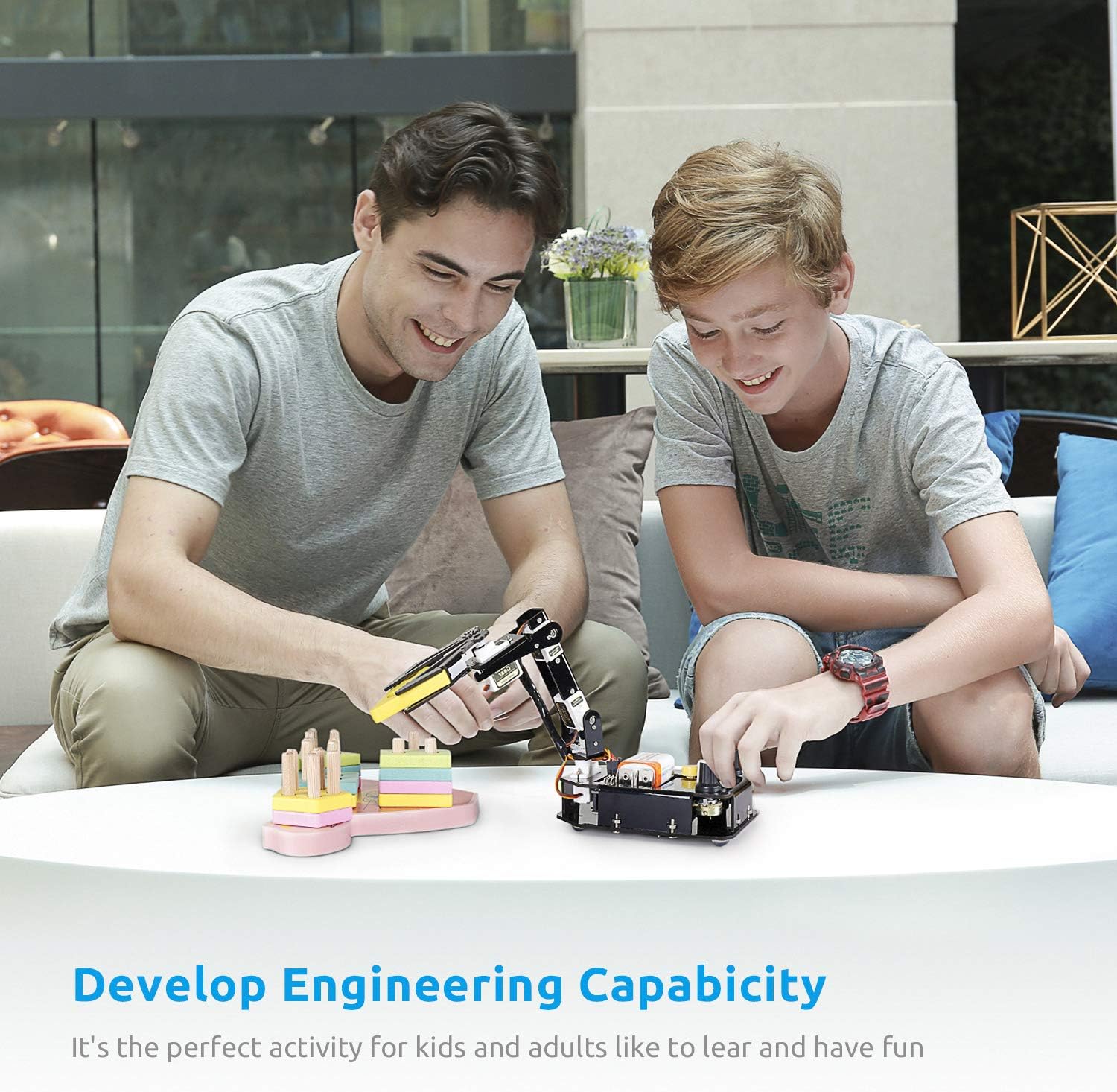 SUNFOUNDER Robot Kit 4-Axis Servo Control Roller Arm 180 Degree ...