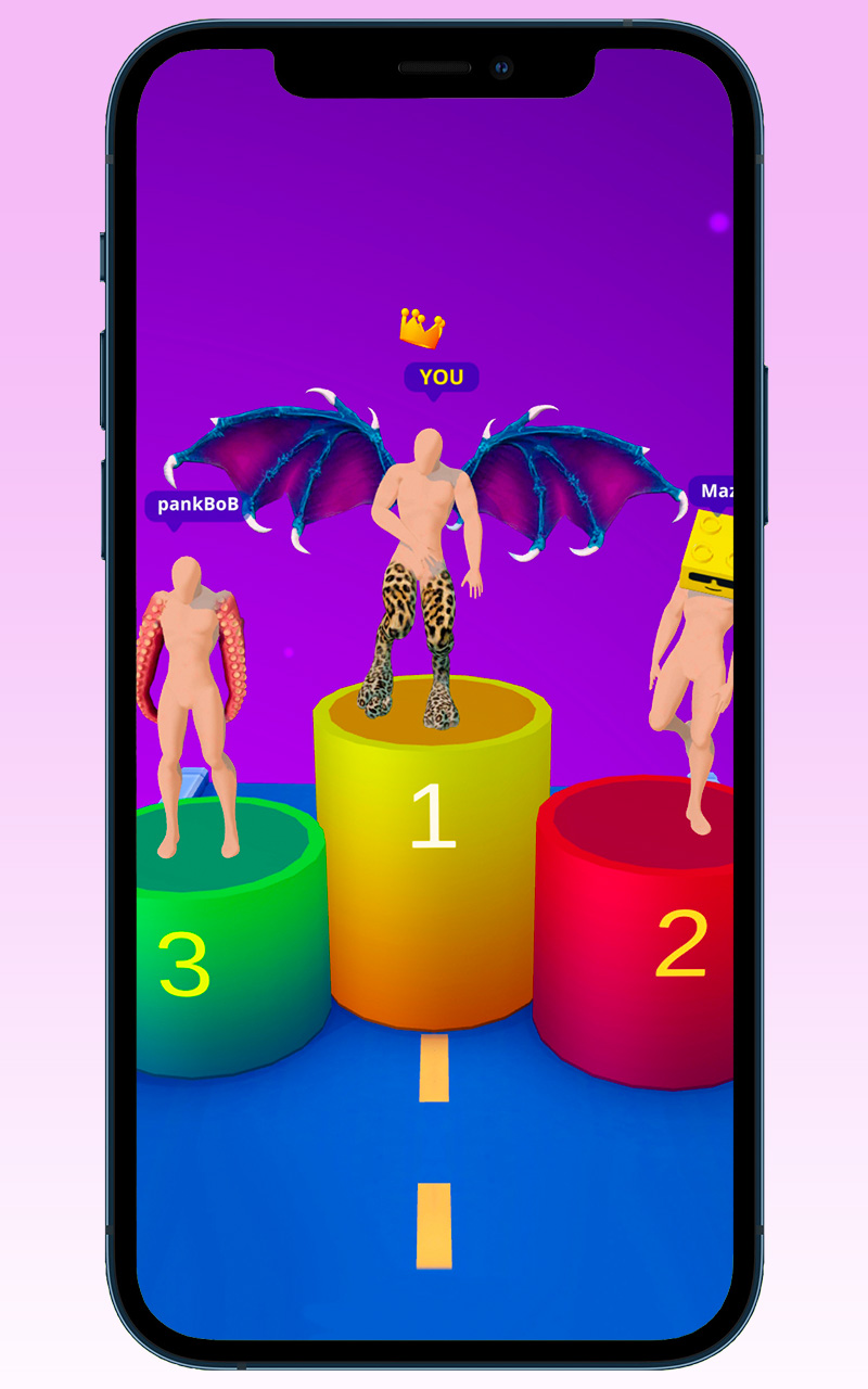 Merge Animals Race 3D Mutant Runner: Human DNA Evolution Genetic Fusion ...