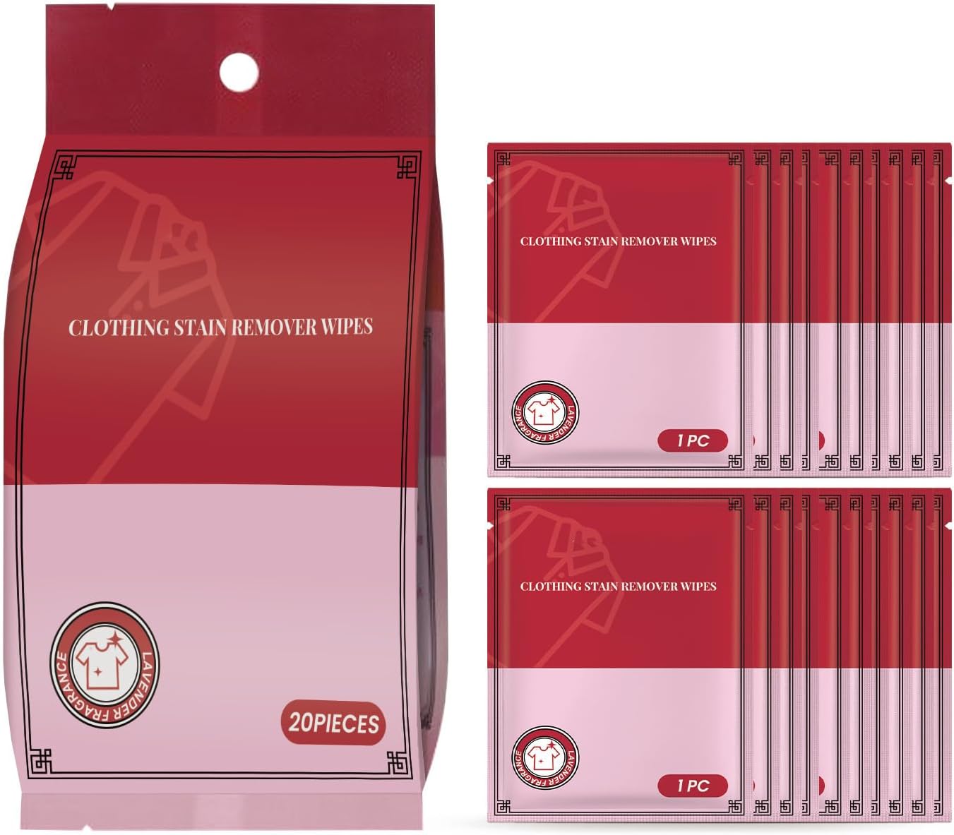 Amazon.com: Stain Remover Wet Wipes - Individually Packaged for Clothes ...