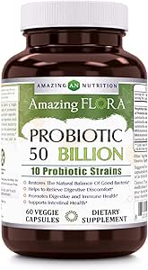 Amazon.com: Amazing Flora Probiotic 50 mil millones con 10 mejores ...