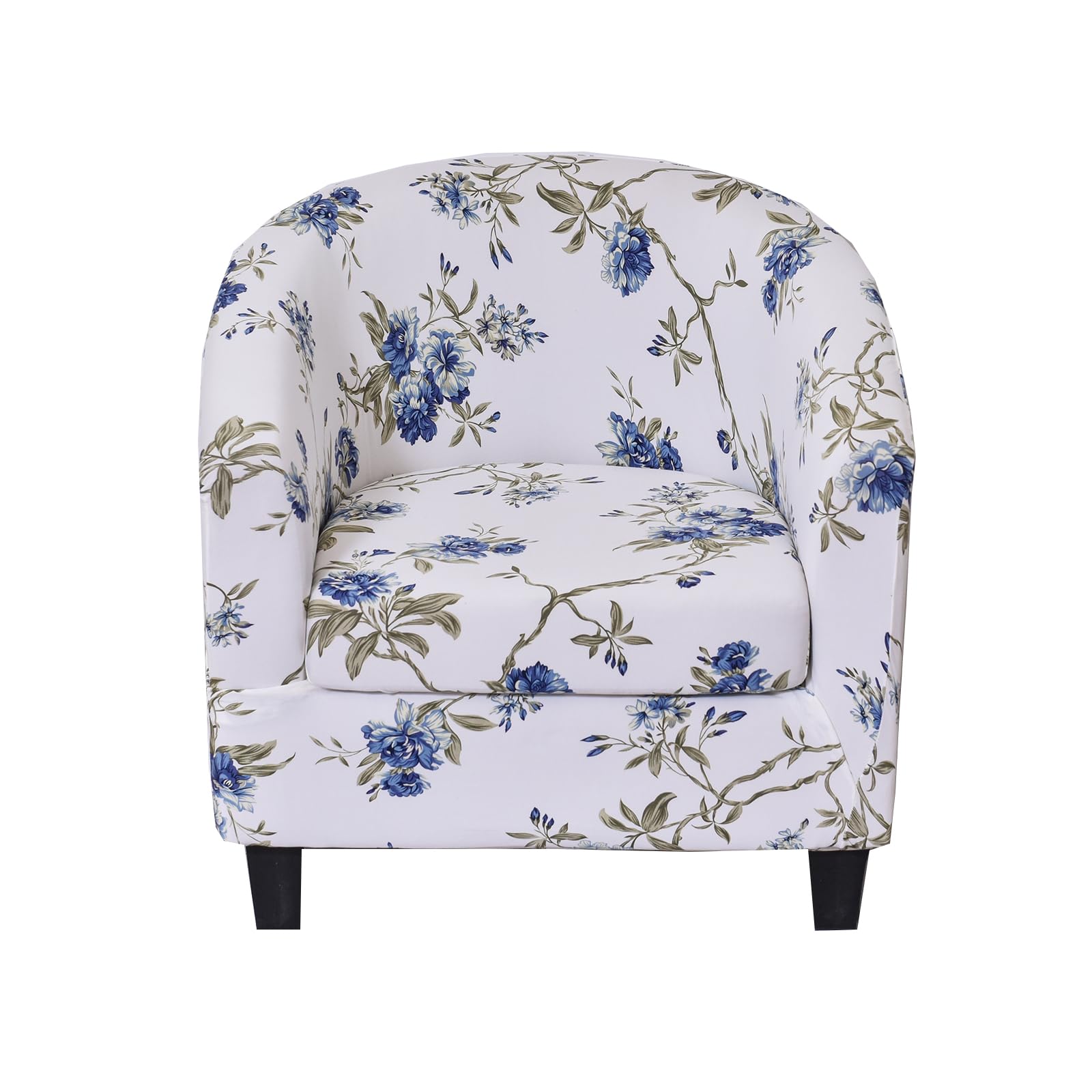 Amazon.com: CRFATOP 2 Piece Club Chair Slipcover Stretch Barrel Chair ...