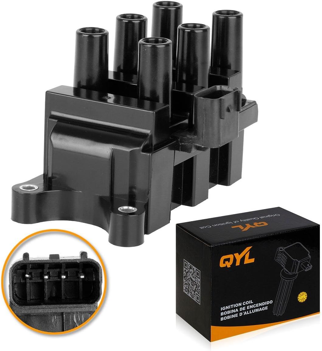 Amazon.com: MAYASAF FD498 Ignition Coils 1 Pack + 6 Spark Plugs Kit ...