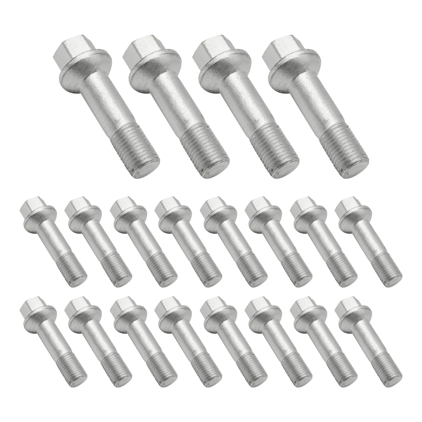MDEOOSKY 20pcs M14x1.5 Wheel Lug Bolts Nut Stainless Steel Replacement ...