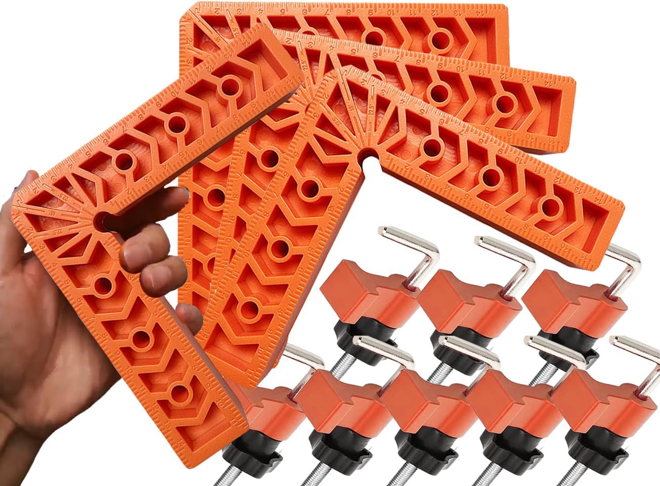 (4Sets) Corner Clamps for Woodwork Wood Clamps 90 Degree clamp Corner ...