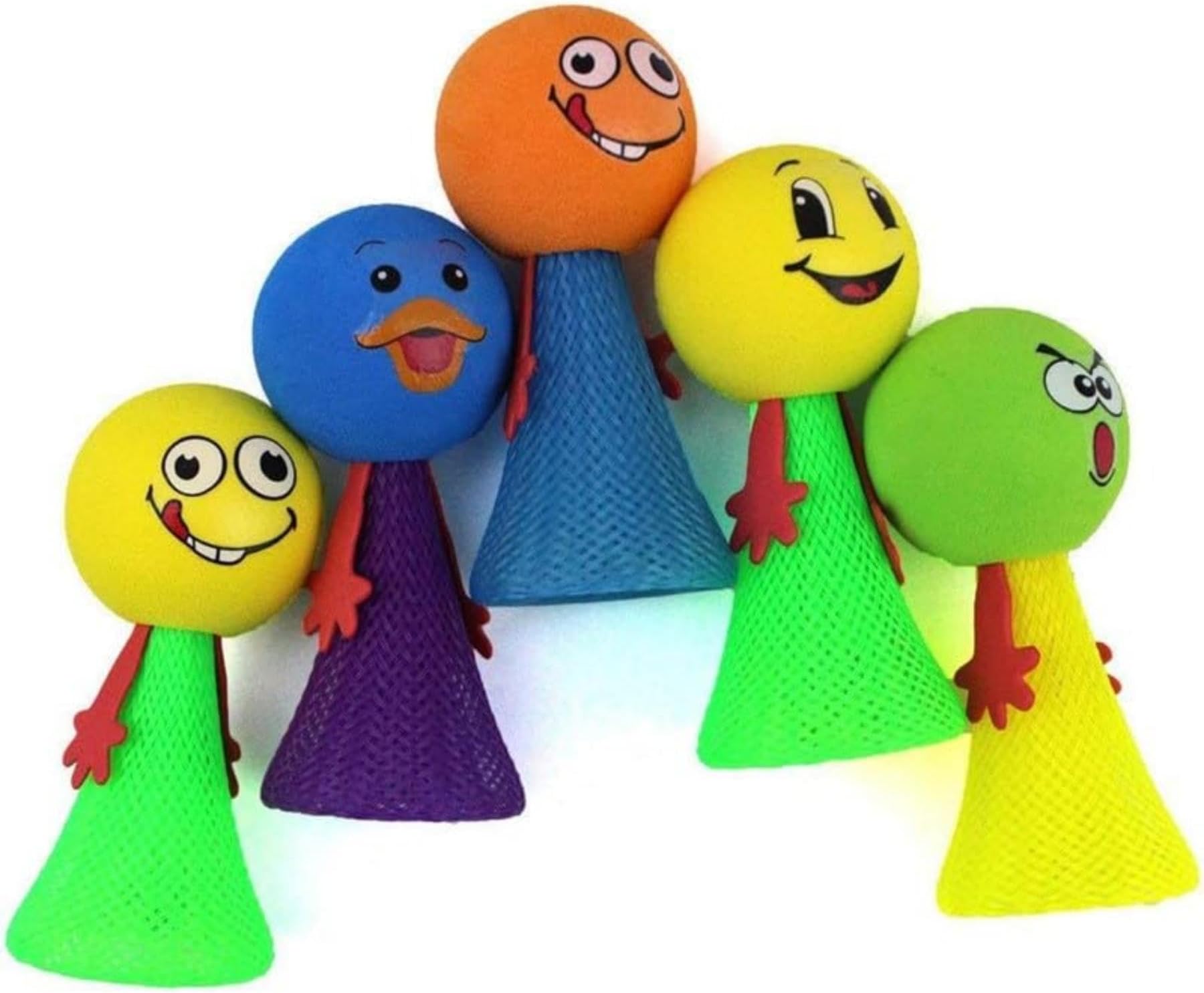 MONKEYTAIL Emoji Jump Toy Smiley elf/Jumper | Set of 15 | Multi-Color ...