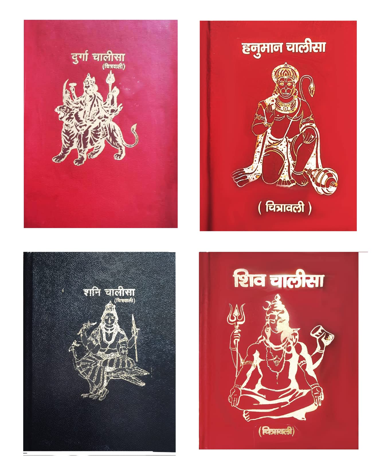Buy Durga,Hanuman,Shani,Shiv Chalisha Book Online at Low Prices in ...