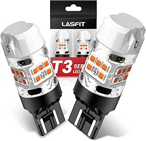 LASFIT 7443 Amber LED Bulb 7443NA 7444 7444NA Automotive Turn Signal ...