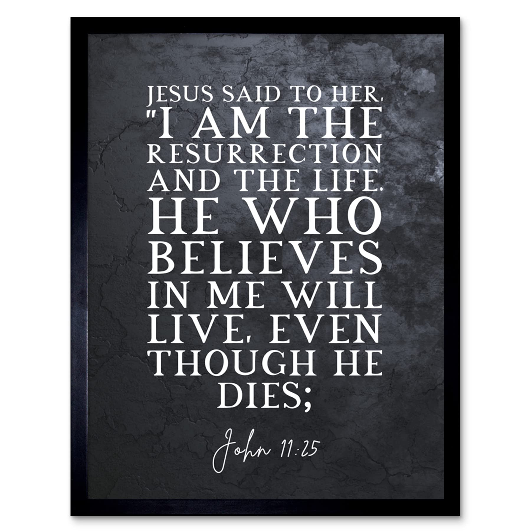 I Am The Resurrection And The Life Calligraphy I Am The Resurrection