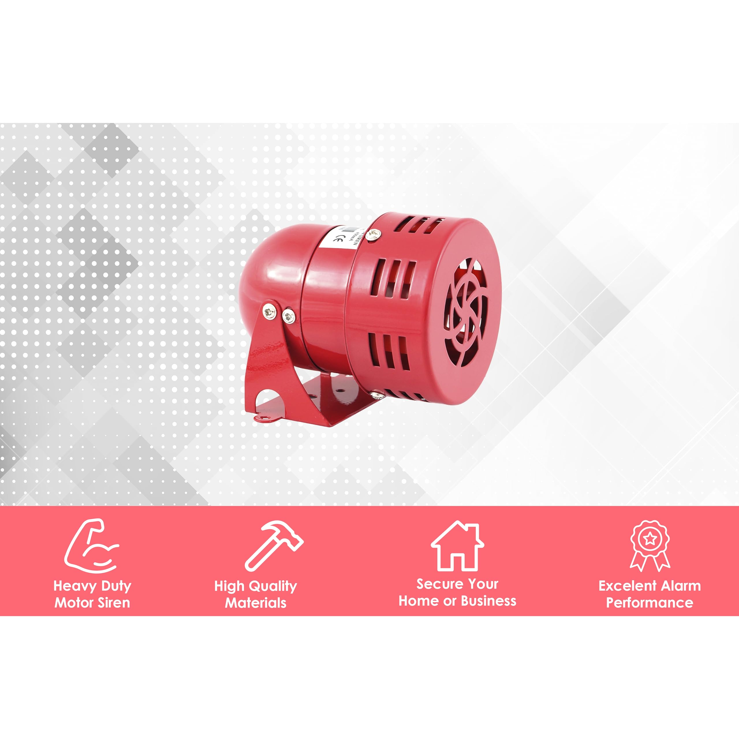 Snapklik.com : Mesan Brand Mini Type Motor Siren Metal Body Loud ...