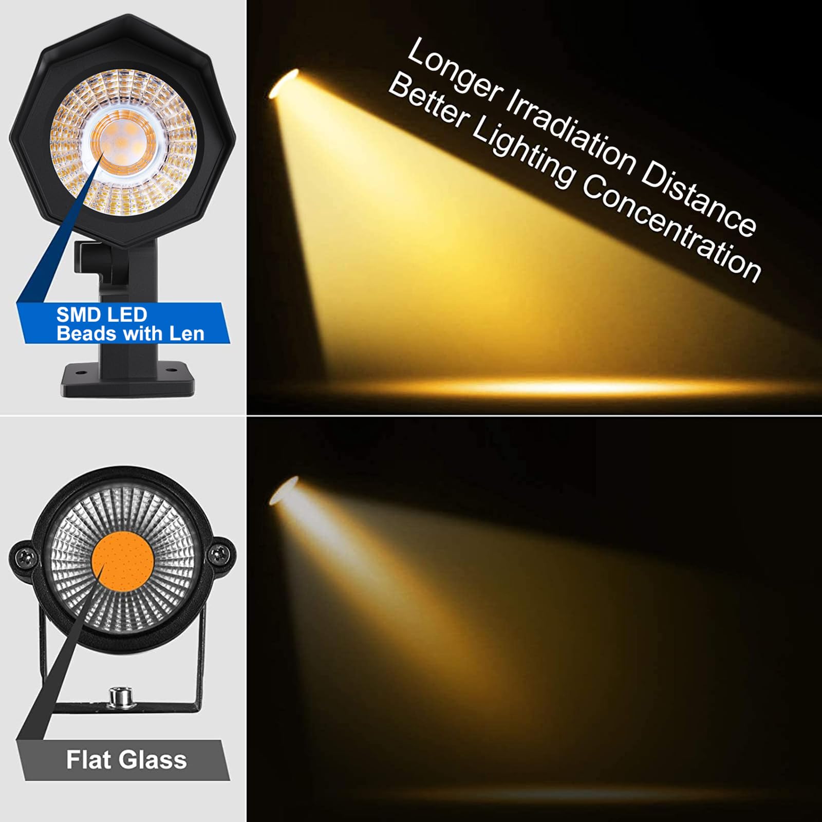 Snapklik.com : MEIKEE 15W Low Voltage Landscape Lights, High Bright ...