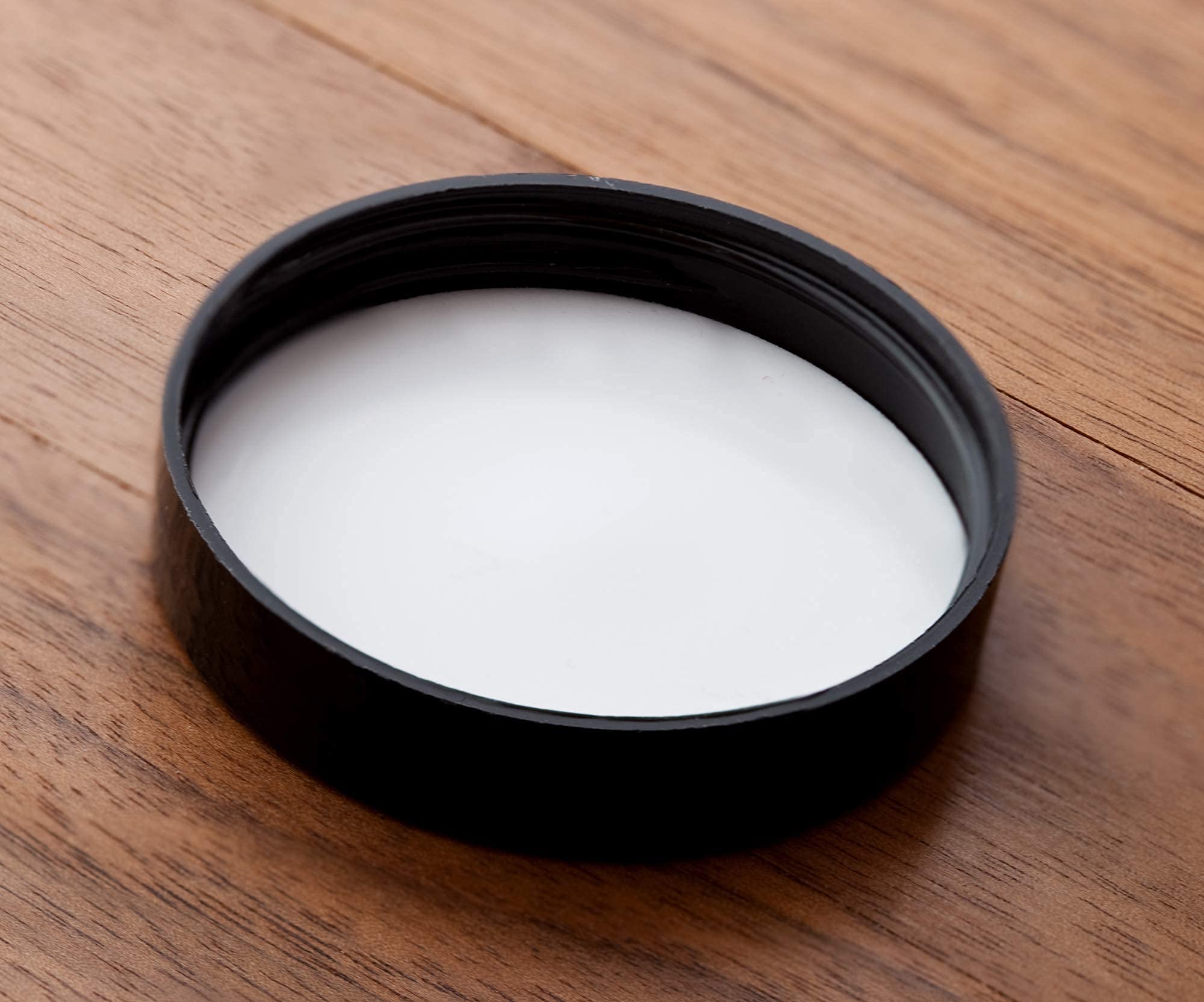 Buy 8 oz Clear PET Plastic Low Profile Jar with Black Smooth Lids (6 ...