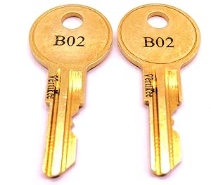 Amazon.com: B02 Keys for Husky Tool Box Home Depot Hudson Dewalt, Pre ...