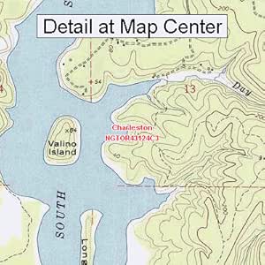 Amazon.com: USGS Topographic Quadrangle Map - Charleston, Oregon ...
