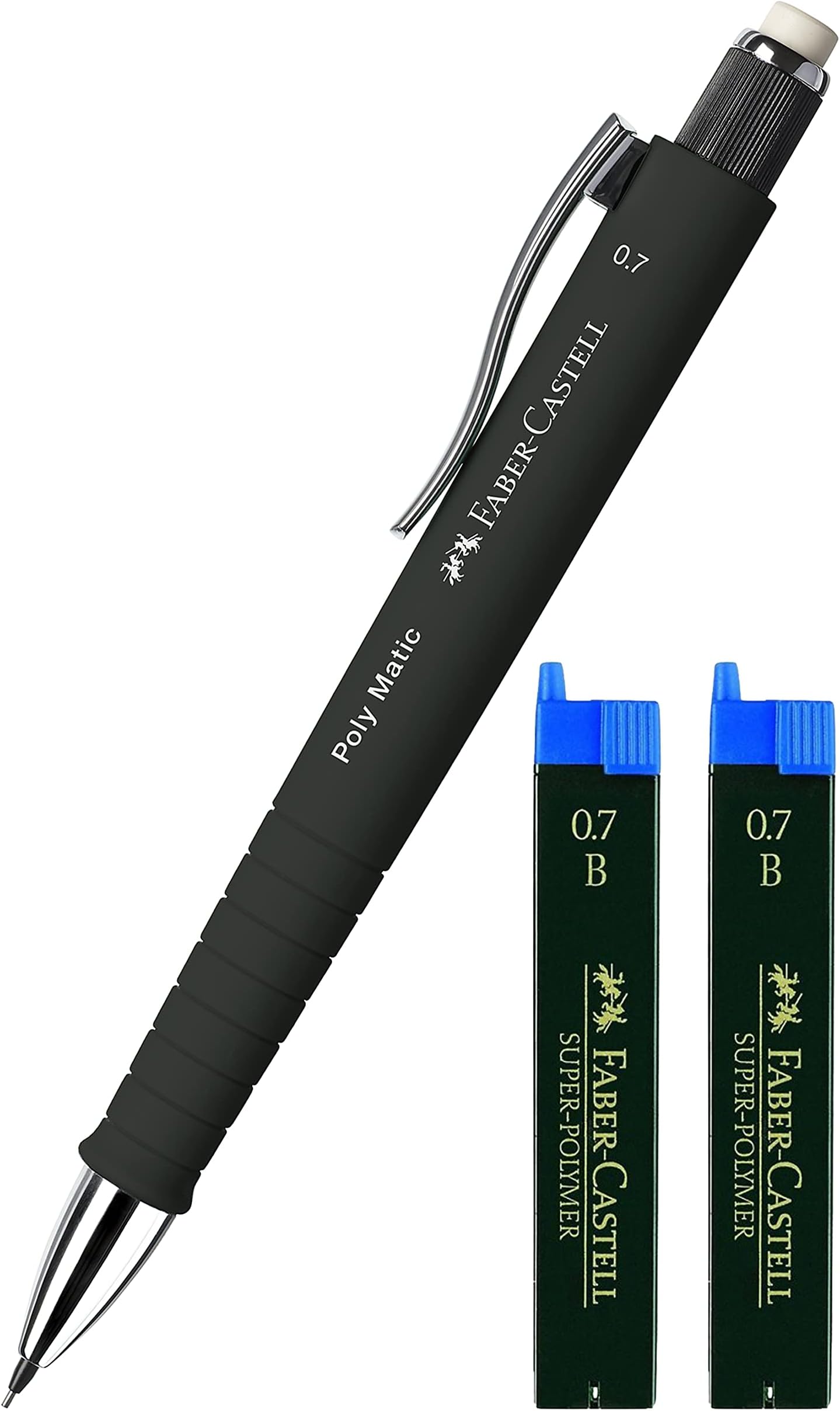 Faber-Castell 133353 Mechanical Pencil Poly Matic, 0.7 mm (Black ...