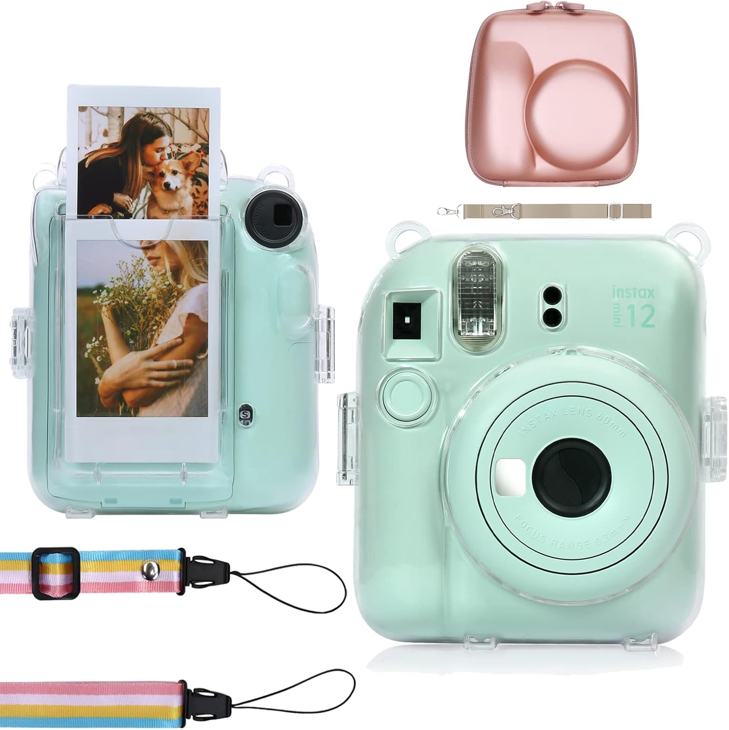 Amazon.com : Aenllosi Hard Case for Fujifilm Instax Mini 11/12 and ...