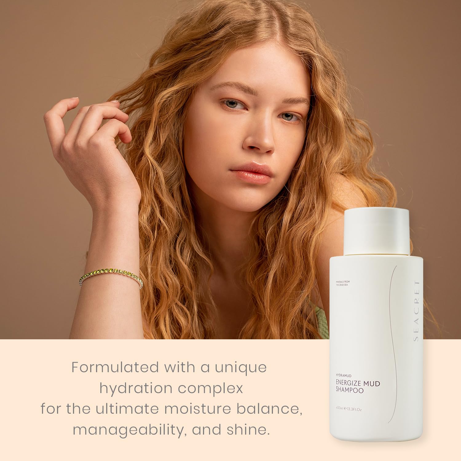 SEACRET Champú para el cabello HydraMud Energize Mud Shampoo con ...