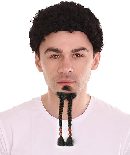 Amazon.com: HPO Men's Long Facial Hair brided Goatee Cosplay Facial ...