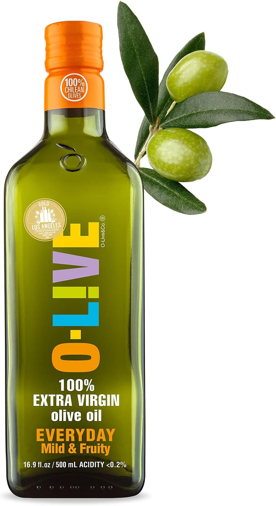 Amazon.com : O-Live & Co. Everyday 100% Extra Virgin Olive Oil - 16.9 ...
