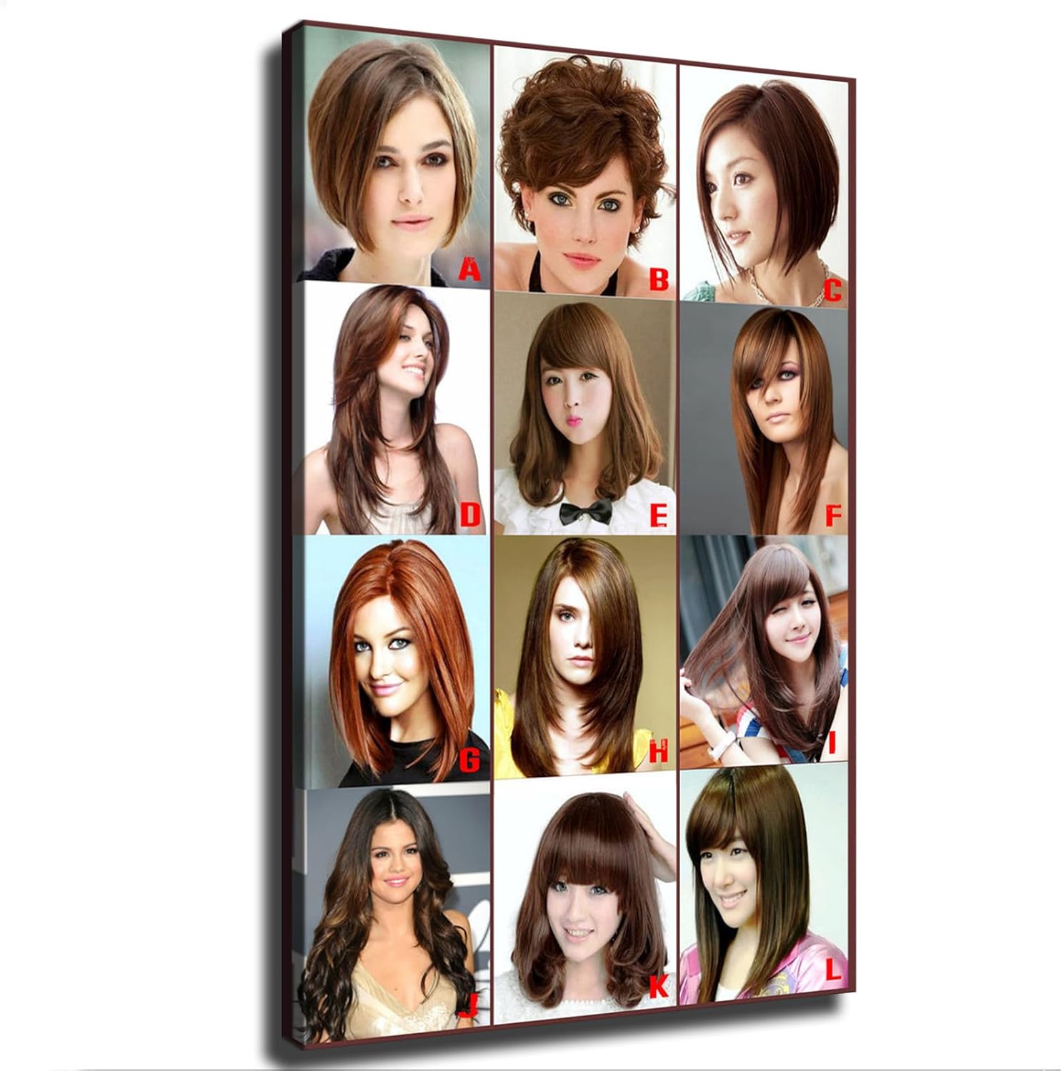 Amazon.com: QqLAdy Barbershop Poster: Female Haircut Salon Art, Canvas ...