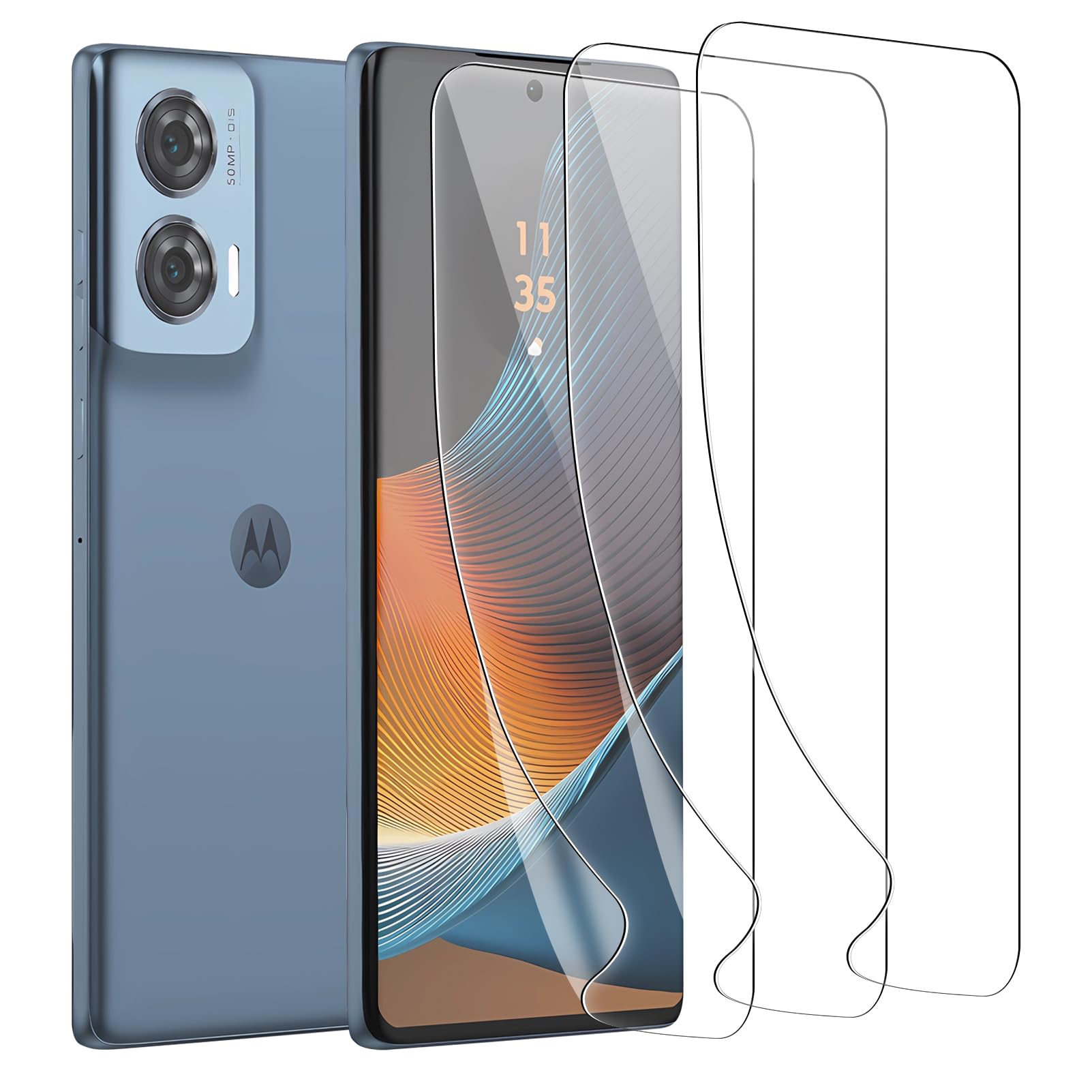 Amazon.com: U. EHome (3 Pack) for Moto Edge 50 Fusion/Moto G85 / Moto Edge 50 Neo Screen ...