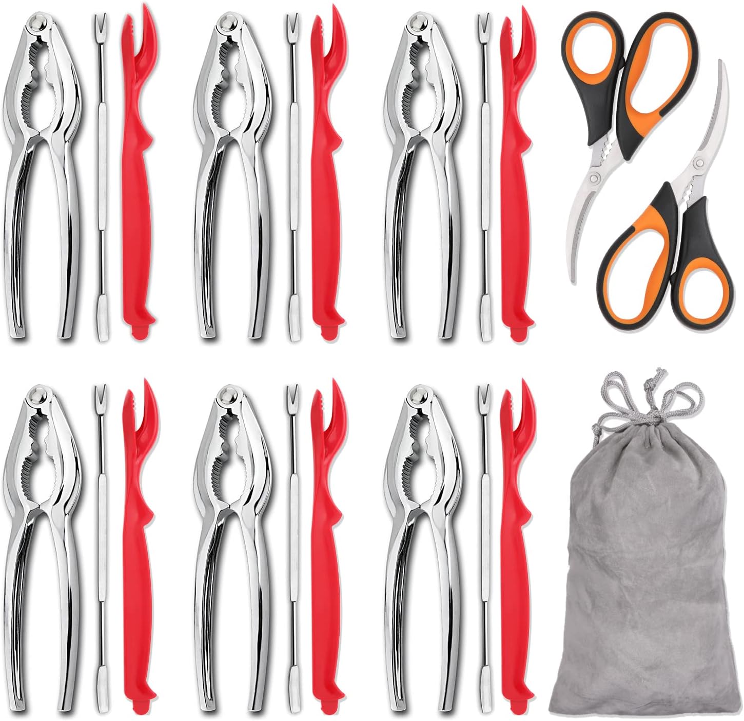 Amazon.com: Crab Leg Crackers and Tools Shellfish Crab Claw Cracker ...