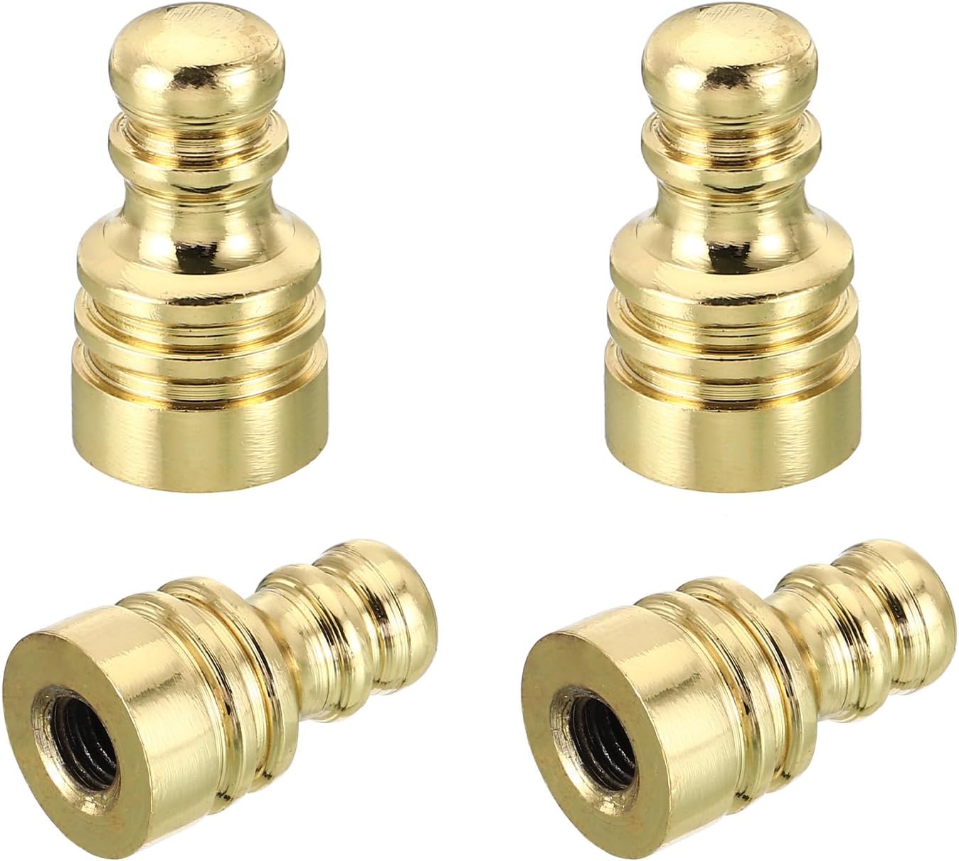 PATIKIL 1" Tall Iron Lamp Finials Cap Knob, 4Pcs Lamp Screw Holder ...
