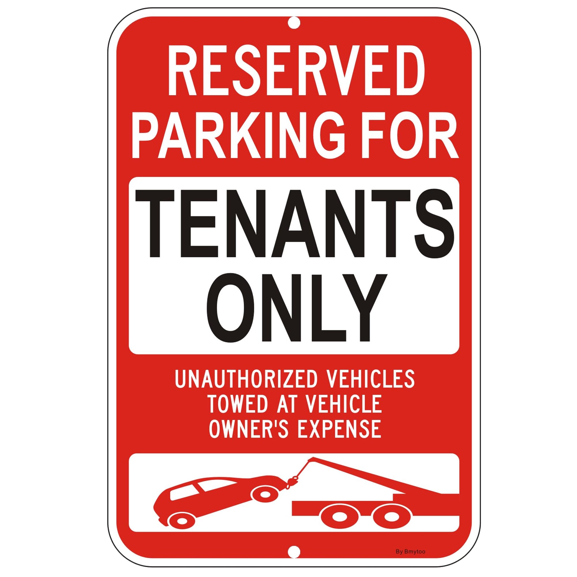 Amazon.com: 1 Pack Reserved Parking For Tenants Only Sign, 18" x 12 ...