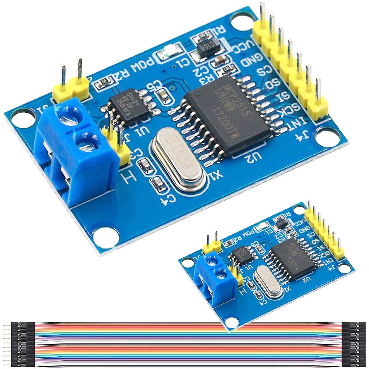 Amazon.com: DAOKAI CAN Bus Module MCP2515 TJA1050 Receiver Module SPI ...