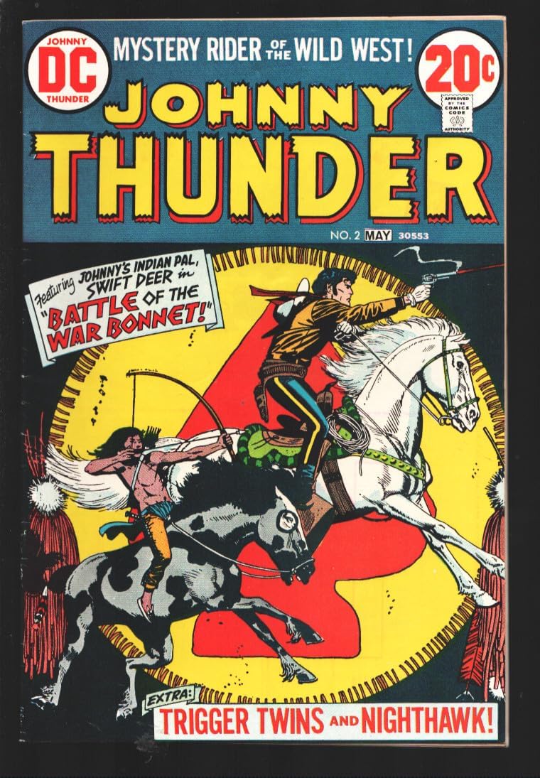 Amazon.com: Johnny Thunder #2 1973-DC-Nighthawk's Secret Identity-Mort ...