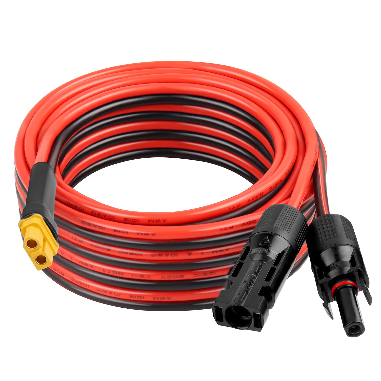 Amazon.com: XRDS -RF Solar Connector to XT60 Cable 20FT, 10AWG Solar to ...