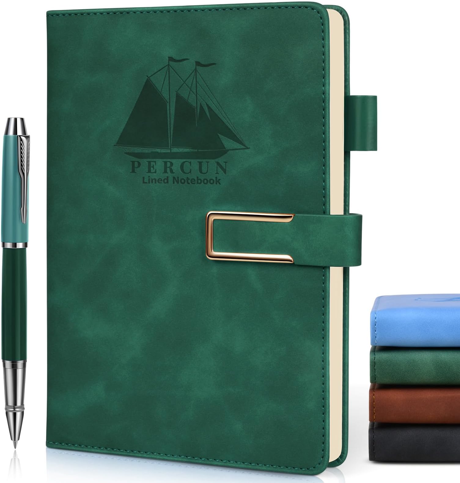 Amazon.com : Biuwory Lined Journal Notebook for Women Men,256 Pages A5 ...