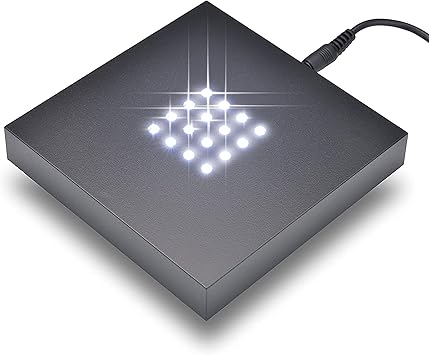 Amazon.com: ASENTE 16 White- Light LED Lighted Base for Glass Art ...